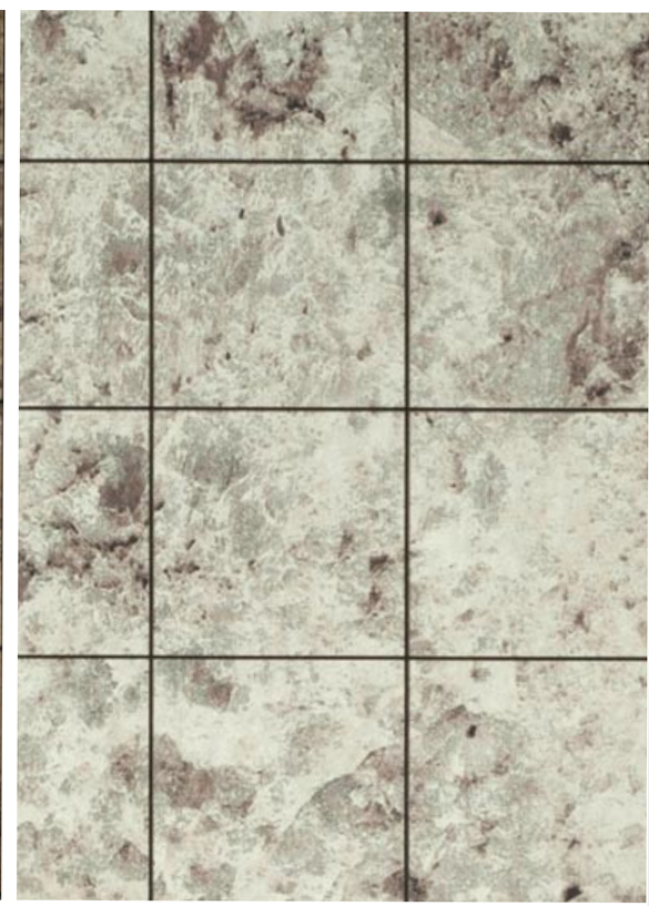 Formica Tile Flooring White Juperana Granite | Mary's Dollhouse ...