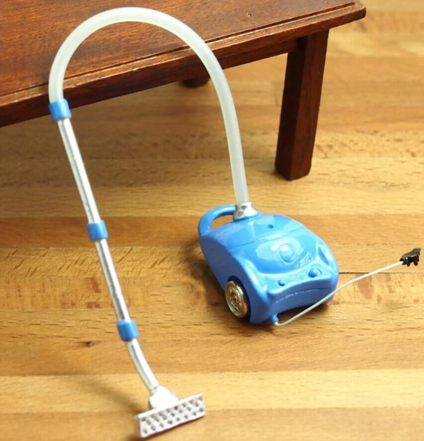 Canister Vacuum Cleaner | Mary's Dollhouse Miniature Accessories