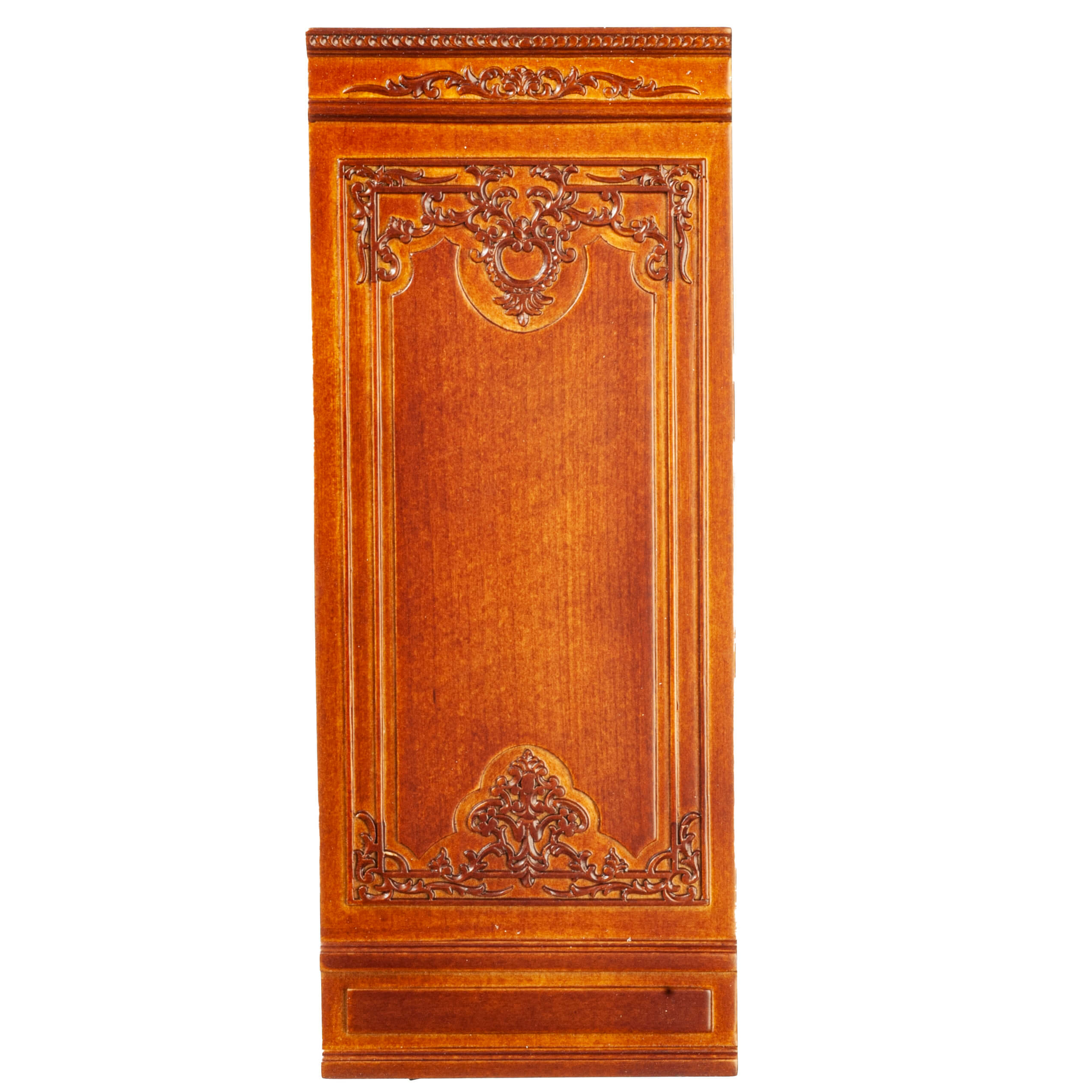 Victorian Bar Wall Panel - Walnut 4in | Mary's Dollhouse Miniature ...