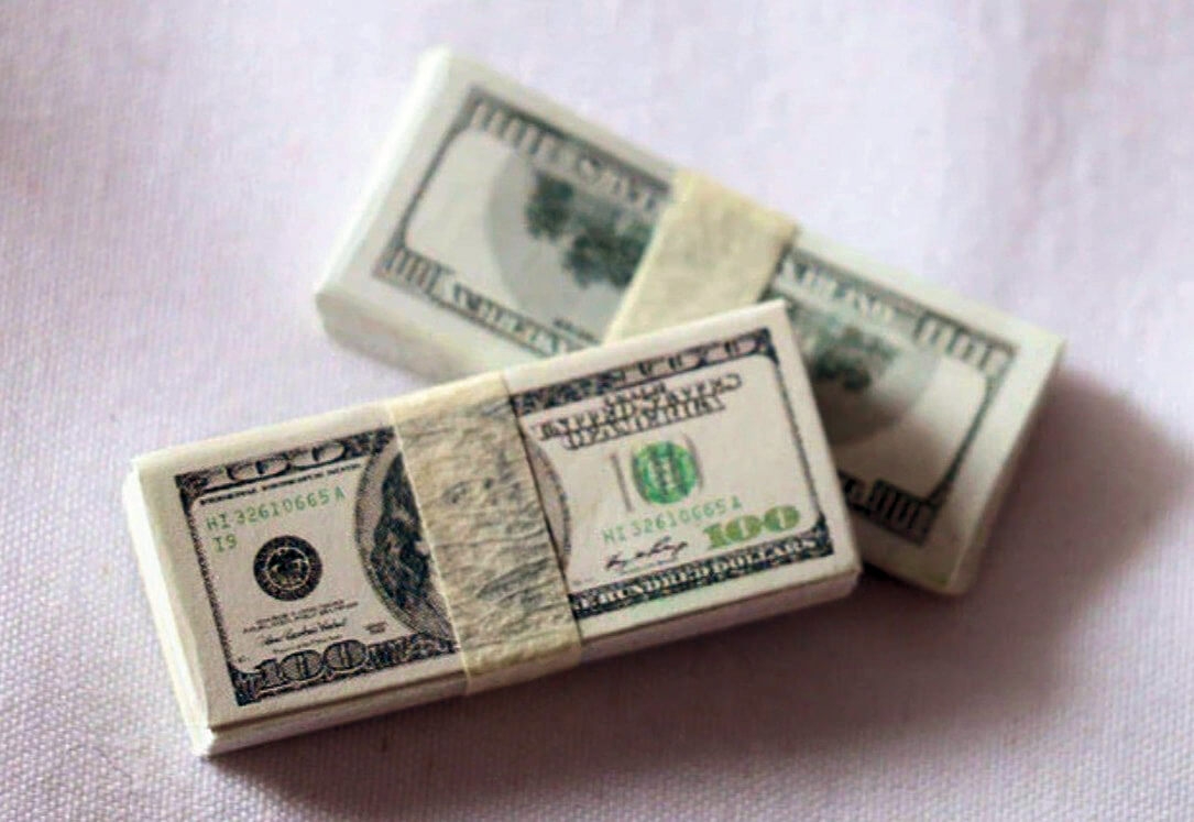 American Currency Hundred Dollar Bills 2 Bundles | Mary's Dollhouse ...