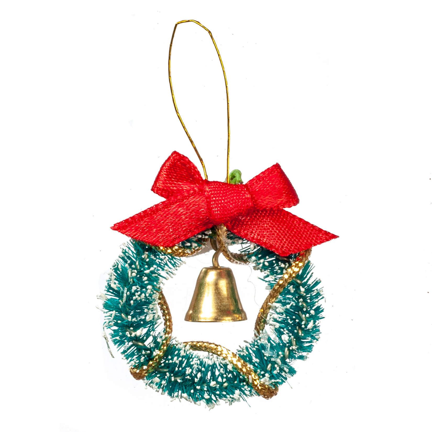 Wreath w/ Bell | Mary's Dollhouse Miniature Accessories