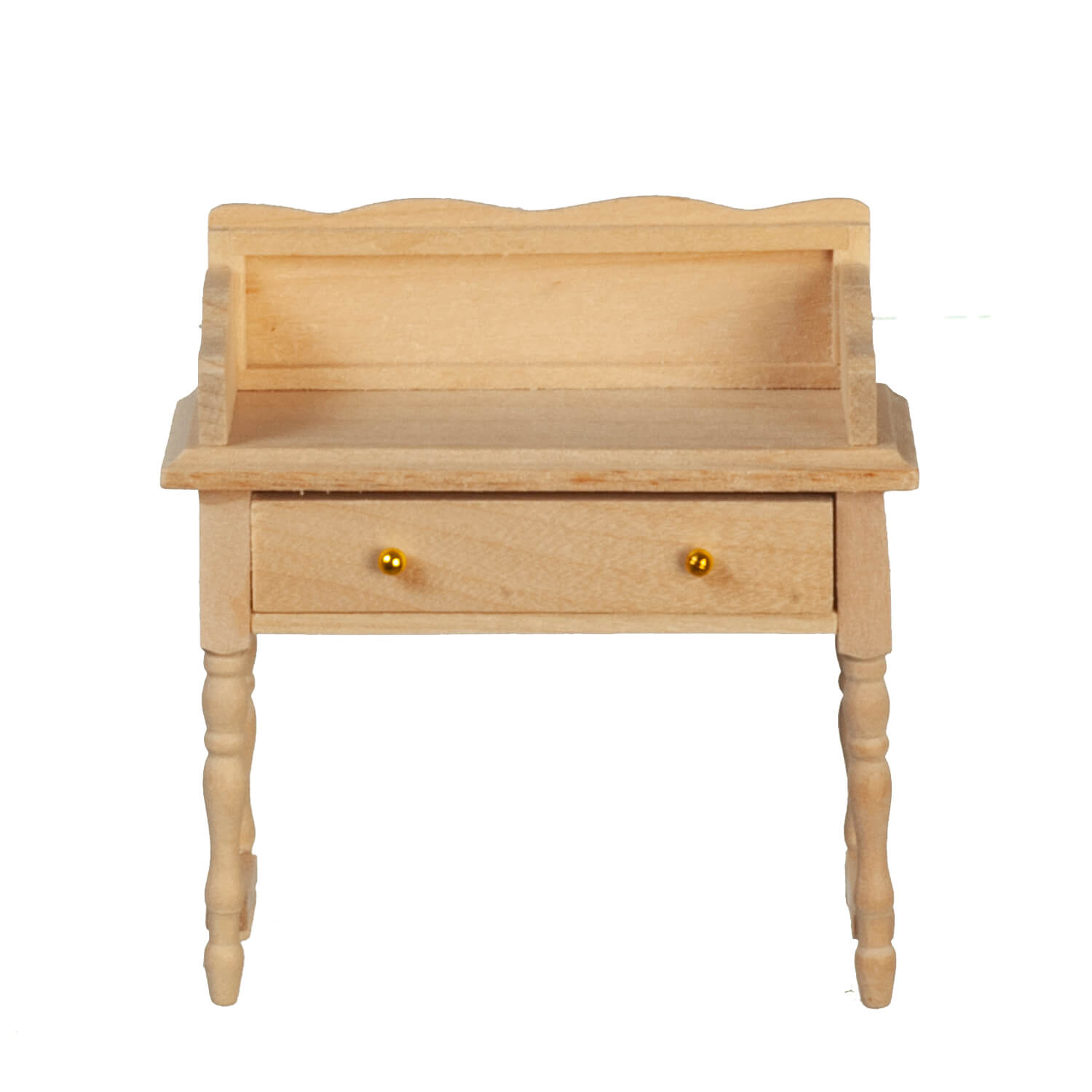 Small Working Table - Unfinished | Mary's Dollhouse Miniature Accessories