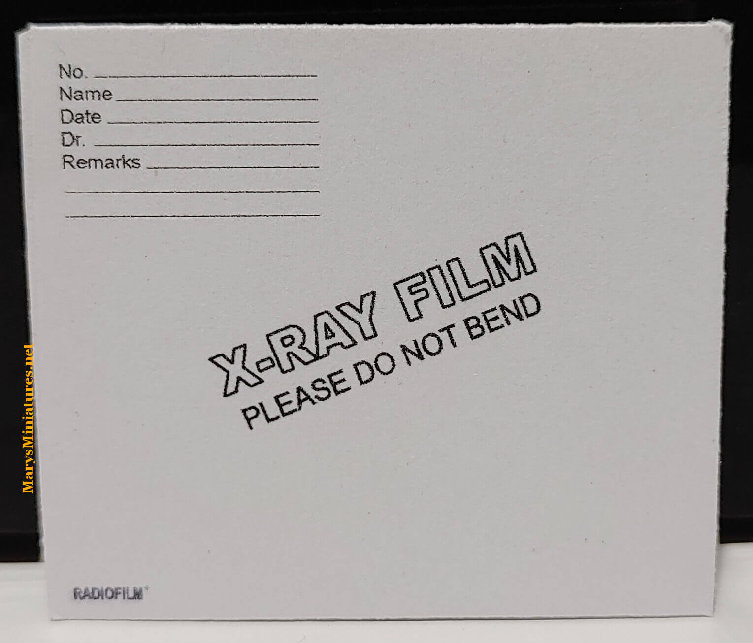 X-Ray Envelope | Mary's Dollhouse Miniature Accessories