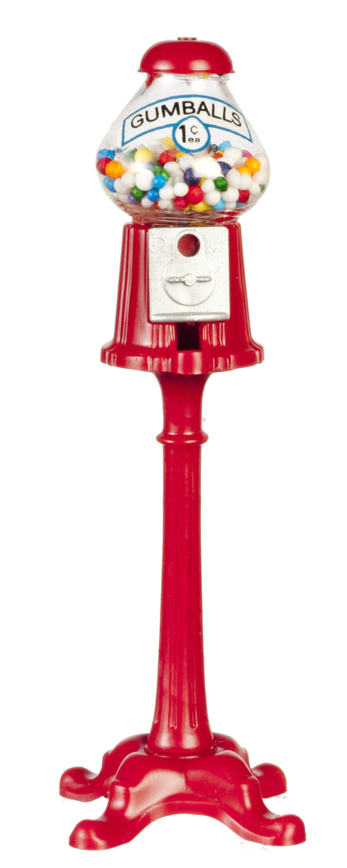 Small Standing Gumball Machine | Mary's Dollhouse Miniature Accessories