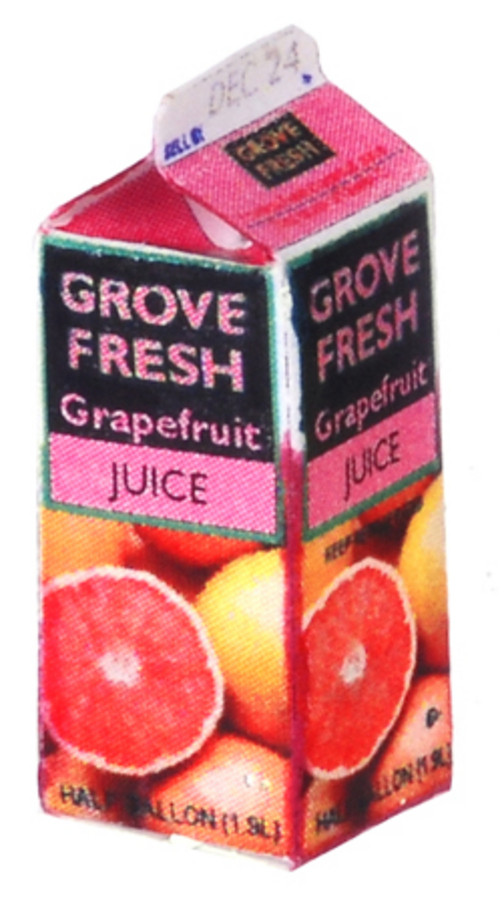 Pink Grapefruit Juice Carton Discontinued | Mary's Dollhouse Miniature ...