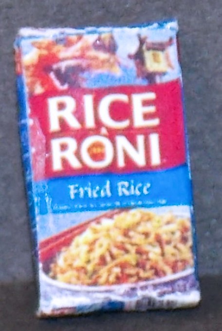 Rice Roni Box | Mary's Dollhouse Miniature Accessories
