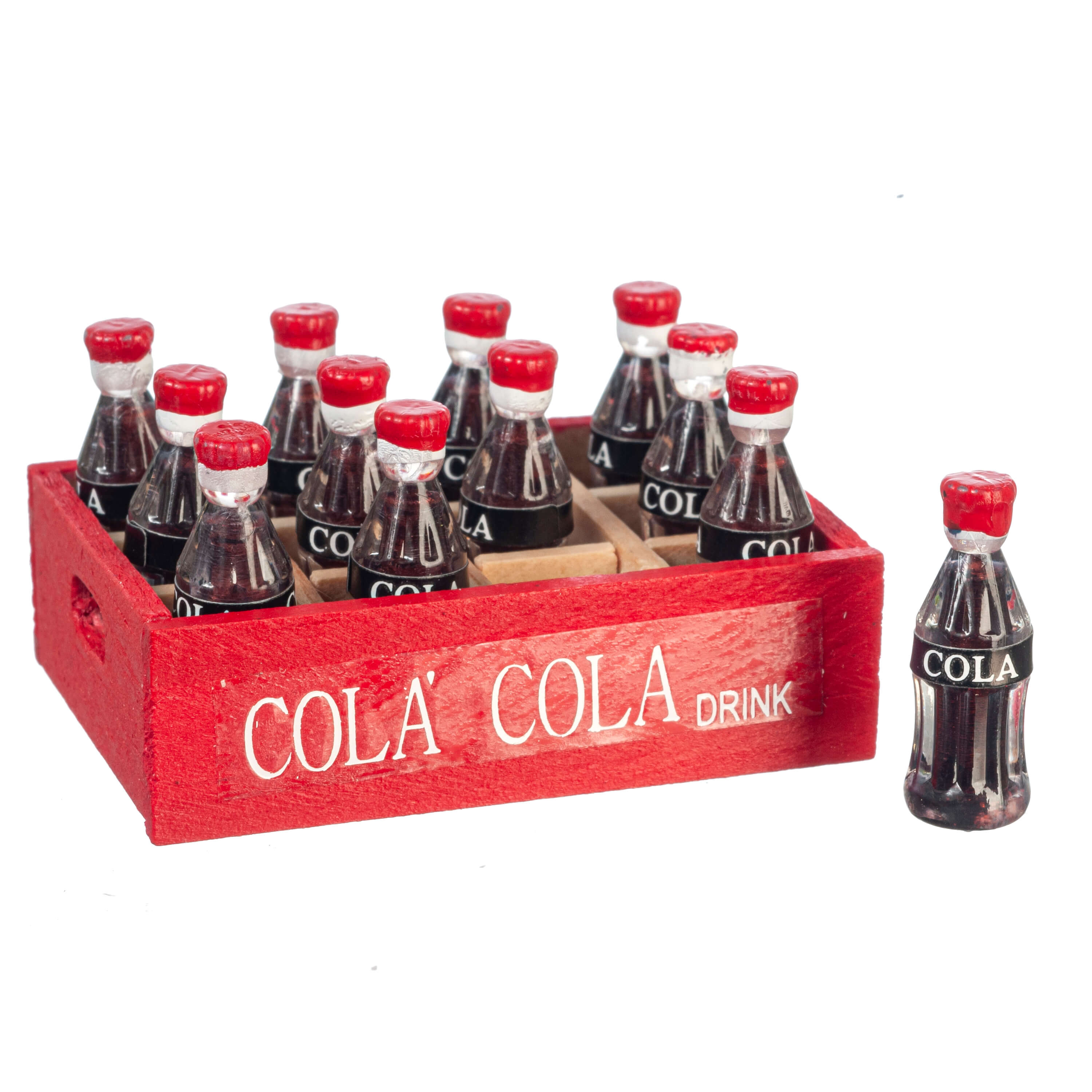 Cola Case w/ Bottles | Mary's Dollhouse Miniature Accessories