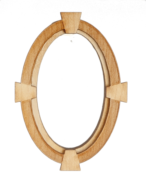 Oval Keystone Window | Mary's Dollhouse Miniature Accessories